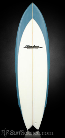 Becker Mangiagli Fish Surfboard Review at SurfScience.com